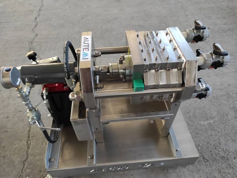 Stainless steel and high temperatures filter press - Lab Filter-Press