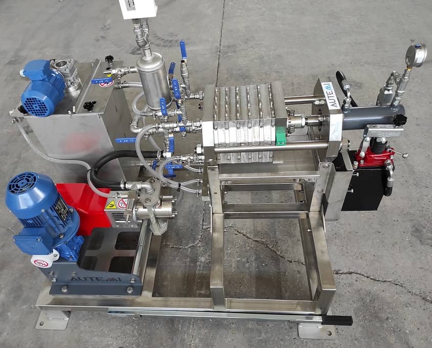 Pilot Filterpress for Laboratory, Small productions | Lab Filter-Press