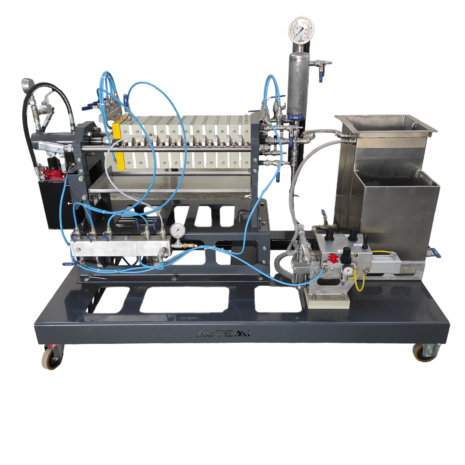 Complete Pneumatic Filterpress Station - Lab Filter-Press